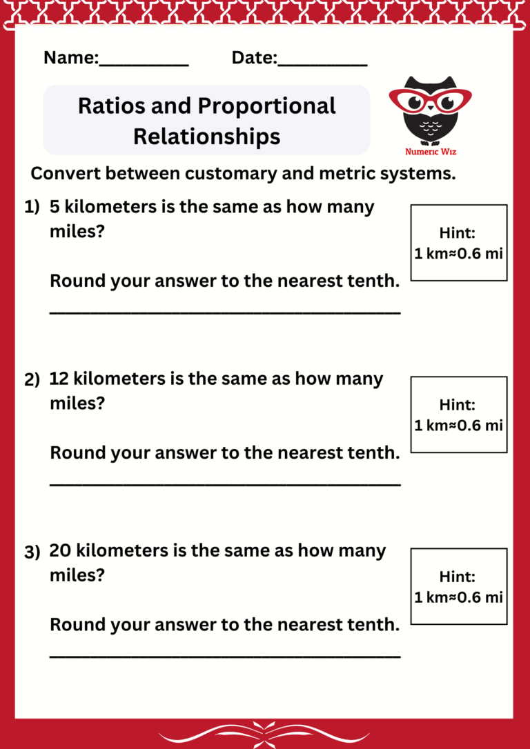 Convert between customary and metric systems. - Numericwiz