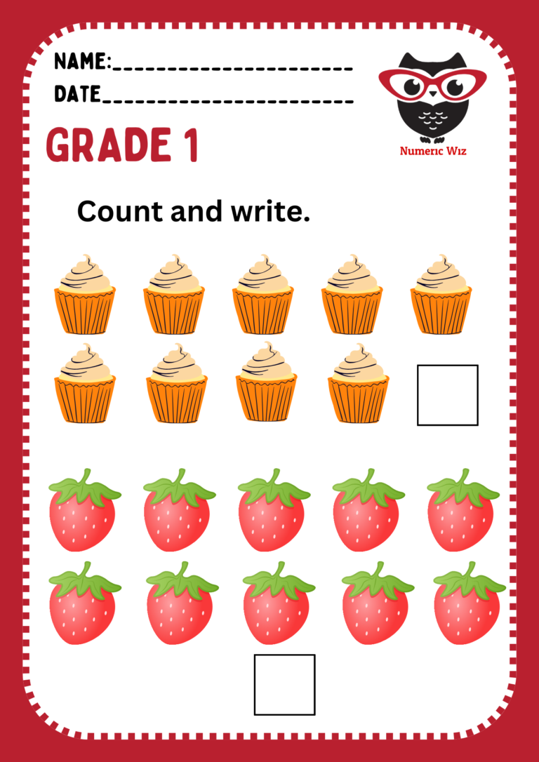 Count and Write: A Fun Number Adventure! - Numericwiz