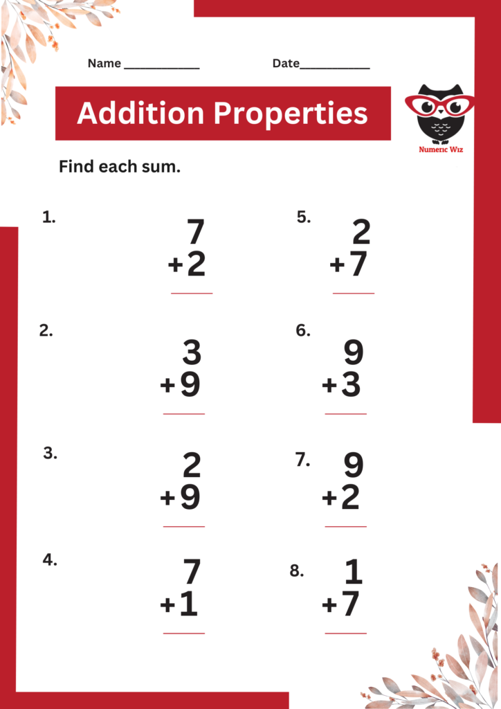 Simple Addition Worksheets for Kindergarten - Numericwiz